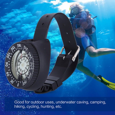 Compact Waterproof Plastic Compass Tool for Outdoor Adventures