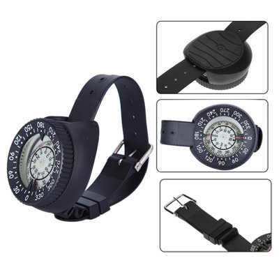 Compact Waterproof Plastic Compass Tool for Outdoor Adventures