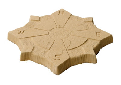 Compass Concrete Stepping Stone 440mm Bath Buff - Pack of 25
