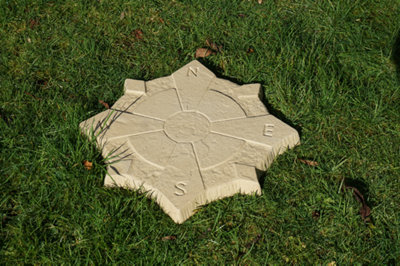 Compass Concrete Stepping Stone 440mm Bath Buff - Pack of 25