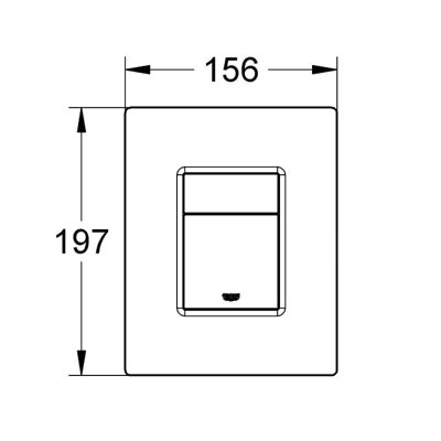 COMPATIBLE WITH GOHE FLUSH PANEL WATER TANK PUSH PLATE GOLD 38732GLO