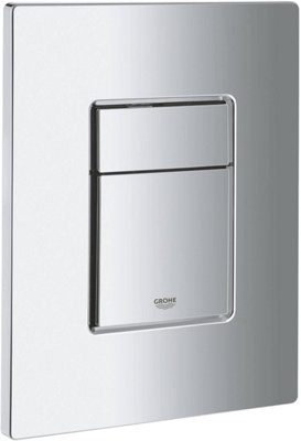 Compatible with grohe flush panel water tank push plate silver 38966000