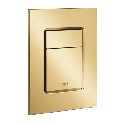 Compatible with GROHE flush plate,cistern push plate,shiny gold 38732GLO