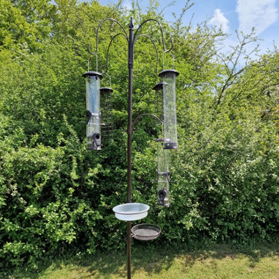 Complete Bird Feeding Station With Five Large Feeders | DIY at B&Q