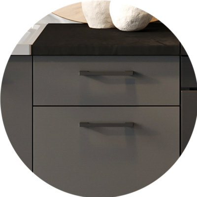 Complete Kitchen Cabinets 8 Units Kitchenette Fitted Kitchen Set 240cm ...