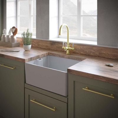 B&q belfast sink unit store