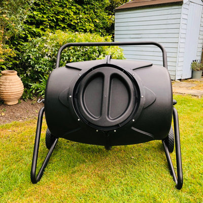 Compost Bin 190 Litre Heavy Duty Garden Tumbling Composter