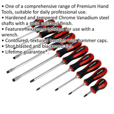Comprehensive 11-Piece Hammer Through Screwdriver Set with Durable ...