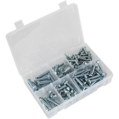 Comprehensive 144 Piece Setscrew Assortment - UNF Thread Sizes 1/4" to ...