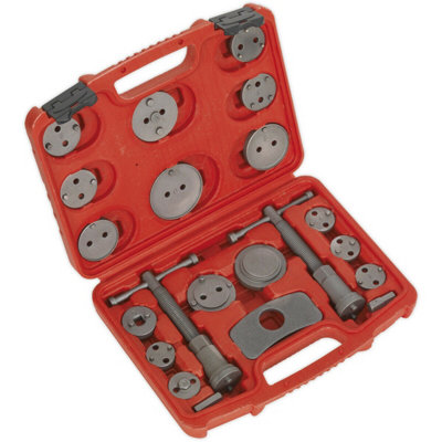 Comprehensive 21 Piece Brake Piston Wind-Back Tool Kit for Easy Brake ...