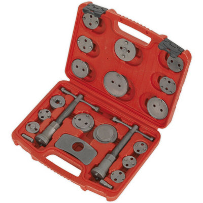 Comprehensive 21 Piece Brake Piston Wind-Back Tool Kit for Easy Brake ...