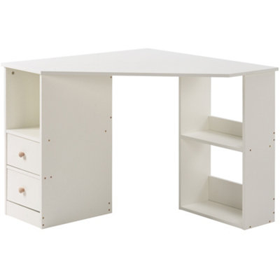 Computer Desk Corner Computer Desk with Large Storage Space Study Desk ...