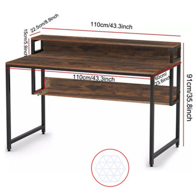Computer Desk Laptop PC Study Table Writing Home Office Desk ...