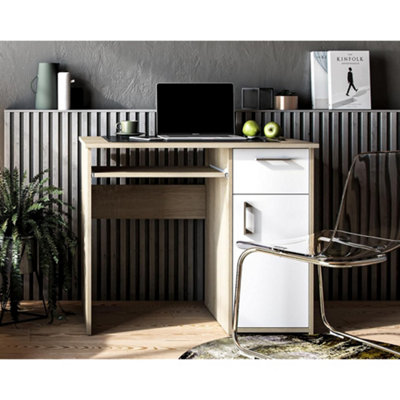 Computer Desk Maja Oak / White