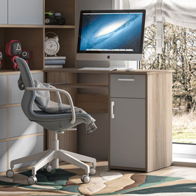 Computer Desk Maja Oak / White