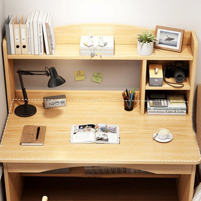 Computer Desk Study Table Writing Shelves Home Office Wooden ...