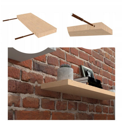 Concealed Floating Shelf Bracket for Hidden Fixing Mount for Shelves ...