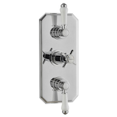 Concealed Triple Thermostatic Shower Mixer Valve With Two Way Diverter ...