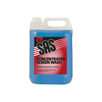 Concentrated Screen Wash 5L Anti Freeze Detergent Clears Fly Squash ...