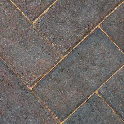 Concrete Block Paving Burnt Oker 200 x 100 x 50mm - Pack of 488