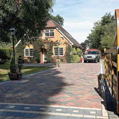 Concrete Block Paving Burnt Oker 200 x 100 x 50mm - Pack of 488