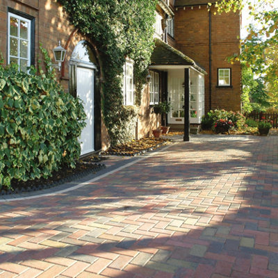 Concrete Block Paving Burnt Oker 200 x 100 x 50mm - Pack of 488
