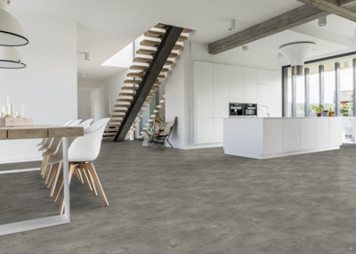 Concrete Effect Vinyl Flooring 2m x 2m (4m2)