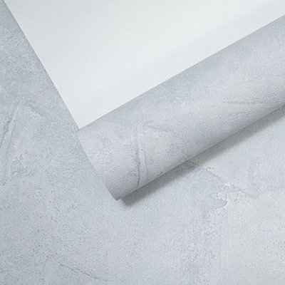 Concrete Effect Wallpaper Plain Non-Woven Vinyl Paste The Wall