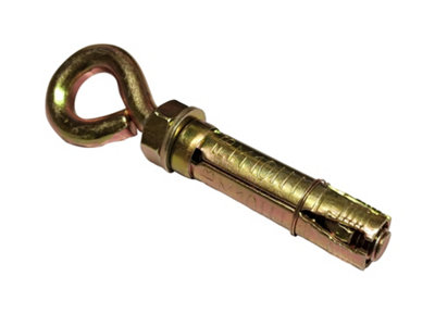 Concrete Ground Anchor Eye Bolts - M10 X 70MM - Pack of 1 (Threaded ...