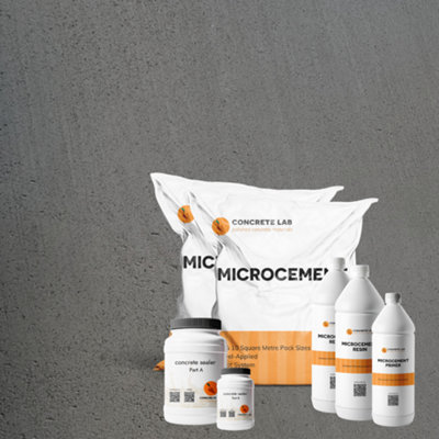 Concrete Lab Dark Grey Matt Microcement Wall Kit 5m2