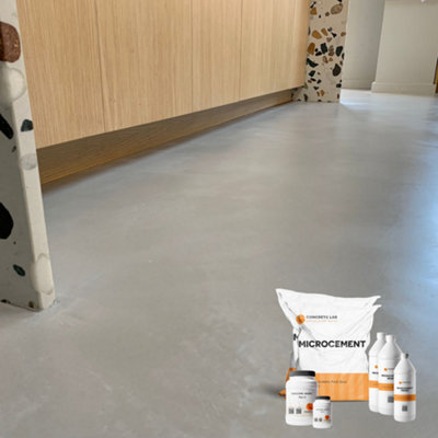 Concrete Lab Nut Brown Satin Microcement Floor Kit 5m2