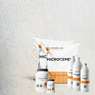 Concrete Lab Off White Satin Microcement Outdoor Worktop Kit 10m2
