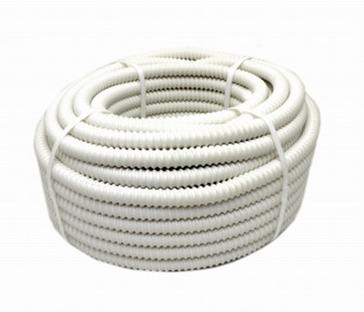 Condensate Pipe 16mm x 30M Water Drainage Air Conditioning White