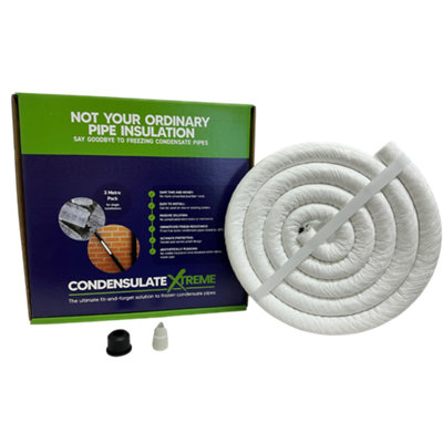 CondensulateXtreme 3m Pack: Condensate Pipe Insulation, Maintenance-Free