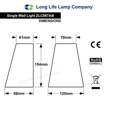 Cone Shape Outdoor Wall Light Stainless Steel Finish Exterior Single ...