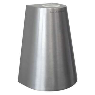CONE SHAPE UP DOWN OUTDOOR WALL LIGHT STAINLESS STEEL FINISH EXTERIOR ...
