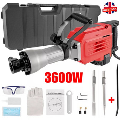 CONENTOOL Electric Breaker 15kg Hex Shank Electric Demolition Hammer ...