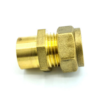 Conex 15mm x G3/8 Female Coupler Adaptor Brass Compression Fittings ...