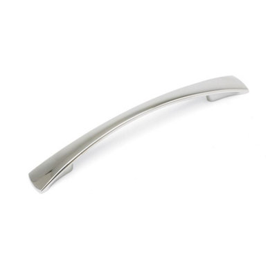 Conical Tapered Kitchen Cabinets Bow Handle, 128mm Centres, Chrome ...