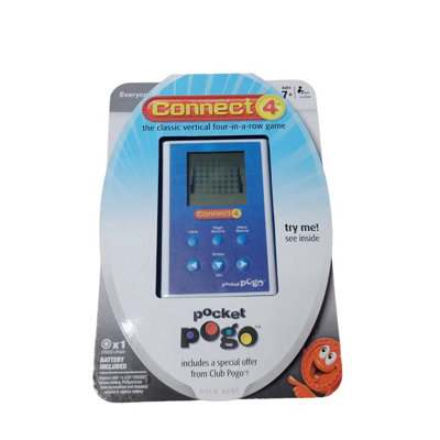 Connect 4 Pocket Pogo Black (One Size) | DIY at B&Q