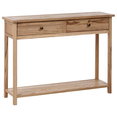 Console Table SALTON Sassafras Wood Brown