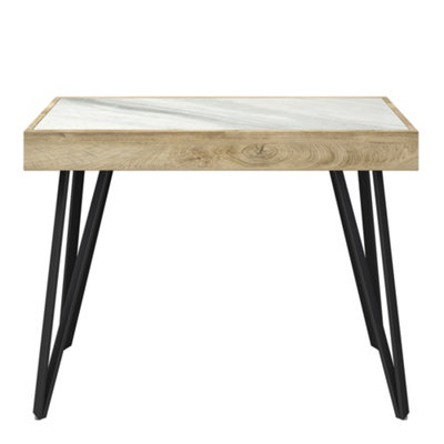 Console Table Sylvan White 10cm Sintered Stone Ceramic Top MDF Frame ...