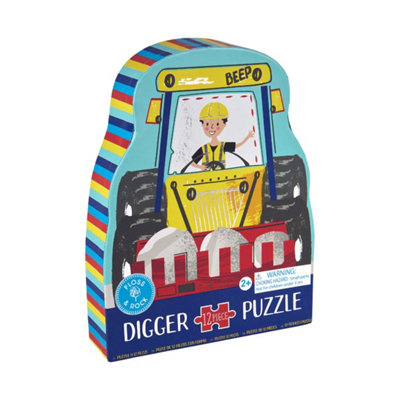 Construction Digger Jigsaw Puzzle 12 Pieces