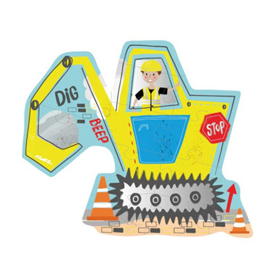 Construction Digger Jigsaw Puzzle 12 Pieces