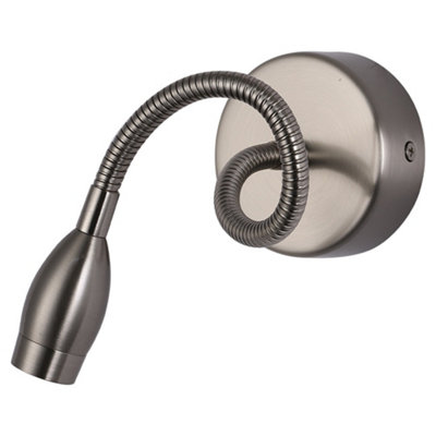 Contemporary Adjustable Gooseneck LED Wall Light