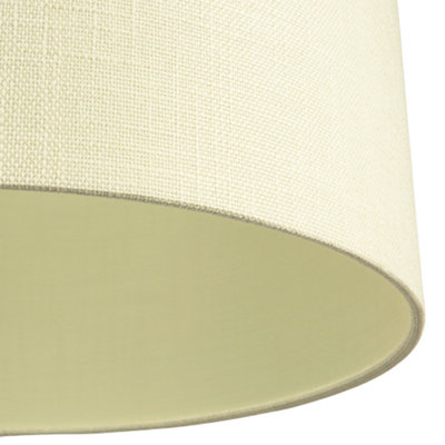 Contemporary and Sleek Cream Linen 16 Lamp Shade with Cotton Inner Lining
