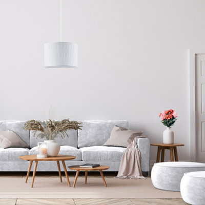 Contemporary and Sleek Pendant Lighting Shade Crafted from Wrinkled ...