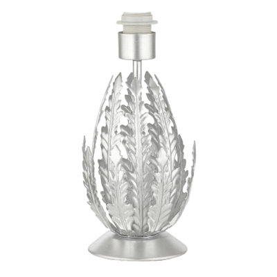 Contemporary and Unique Layer Leaf Table Lamp Base in Beautiful Silver ...