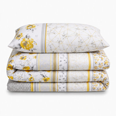 Contemporary Bedding Collection, Modern Floral Duvet Cover and ...