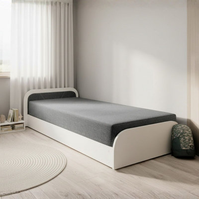 Contemporary Children Bed PARYS E with Bonell Mattress and Storage ...